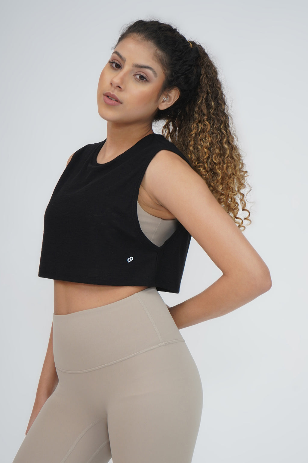 StreetCore Black Crop Top
